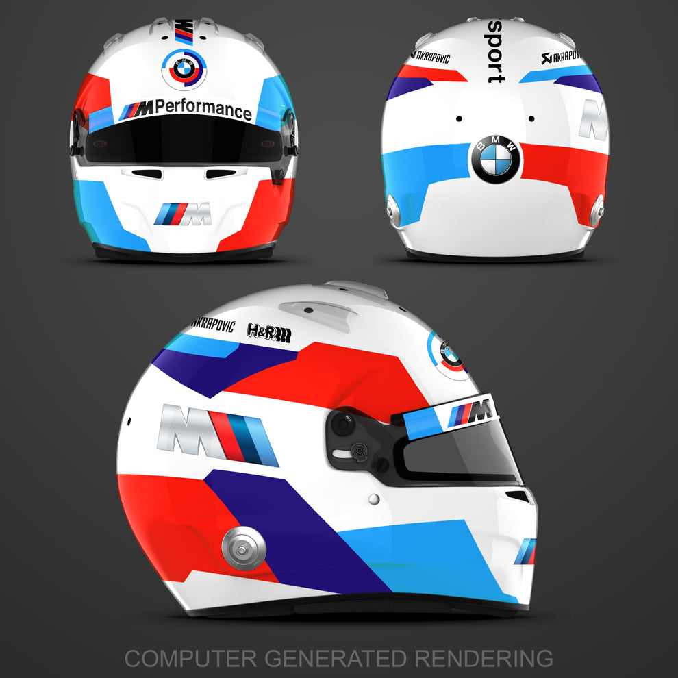 BMW Motorsport IMSA Inspired Sticker Kit – Racing Helmet Art